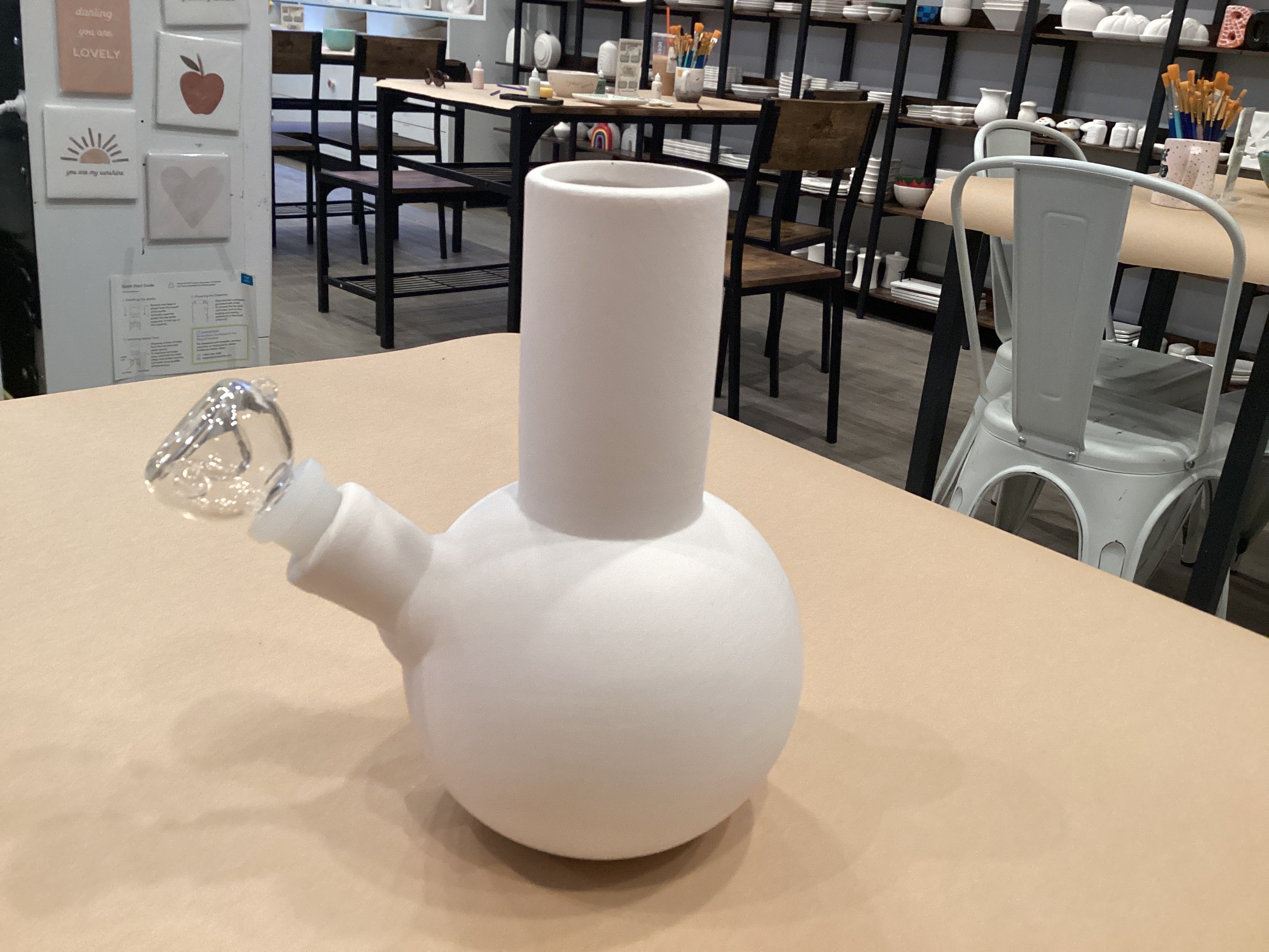 Old School Beaker (Bong) chk ID 21+*** – Posh Pottery
